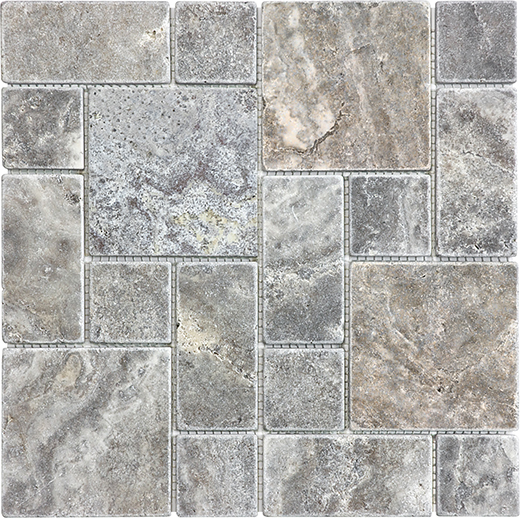 Silver Ash (Travertine) Natural Stone Tile | GENROSE Stone & Tile, CT ...