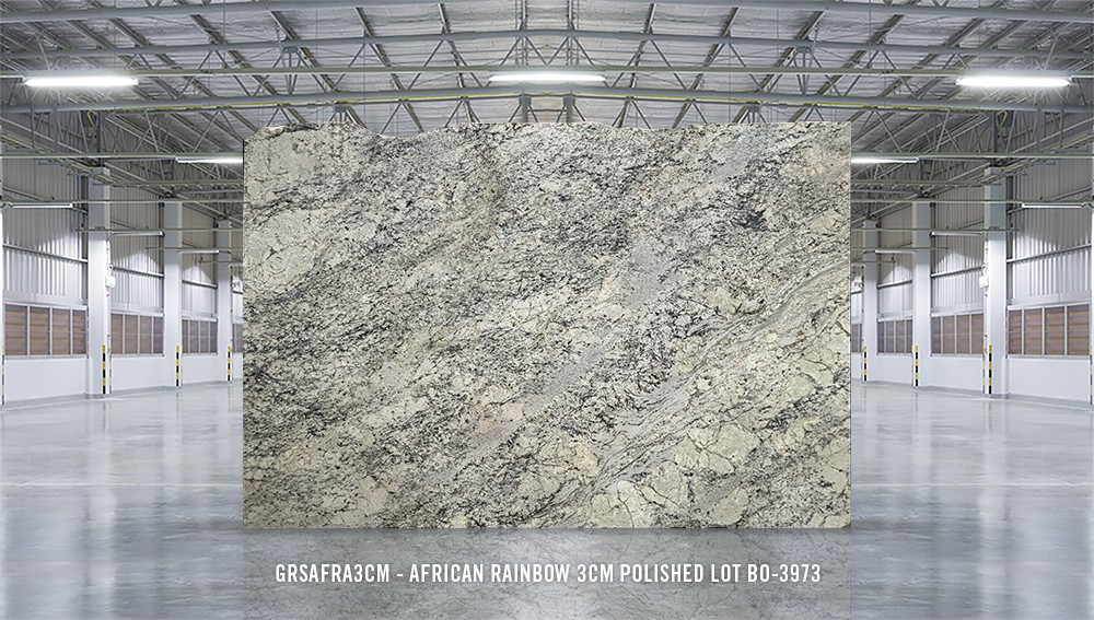 African Rainbow Polished Natural Stone 3cm Slabs