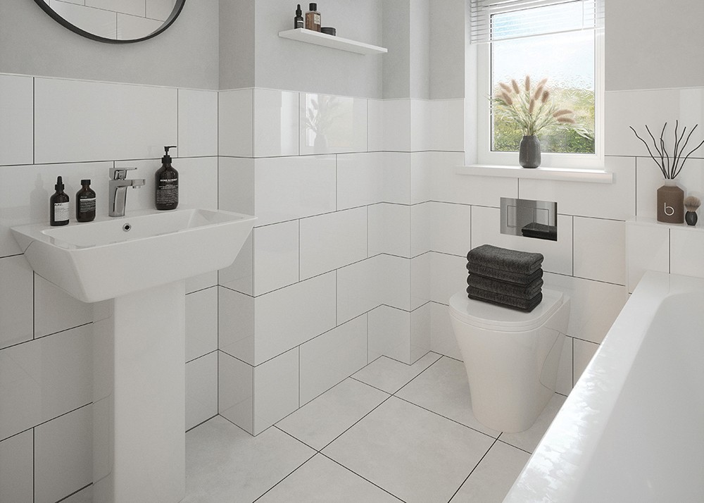 Arctic White Gloss 10"x18" Wall Ceramic Tile | GENROSE Stone & Tile