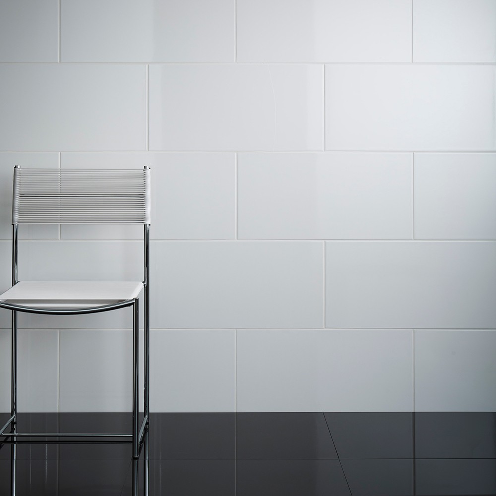 Arctic White Gloss 12"x24" Wall Ceramic Tile | GENROSE Stone & Tile