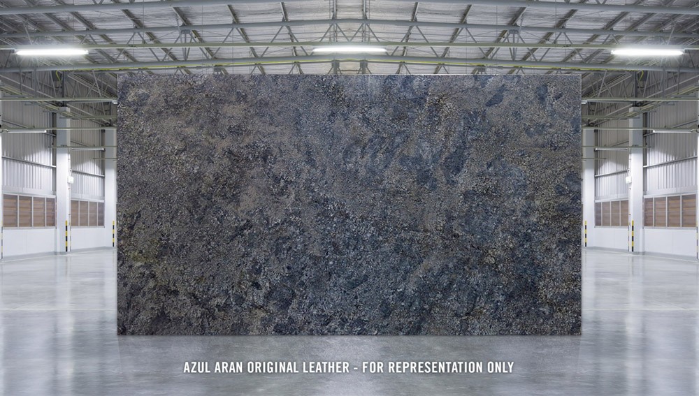 Azul Aran Original Slab Azul Aran Original Leather 3cm Slabs | Natural ...