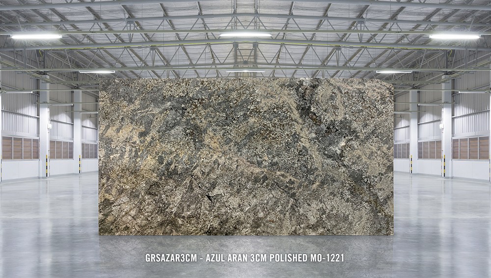 Azul Aran Original Slab Azul Aran Original Polished 3cm Slabs | Natural ...