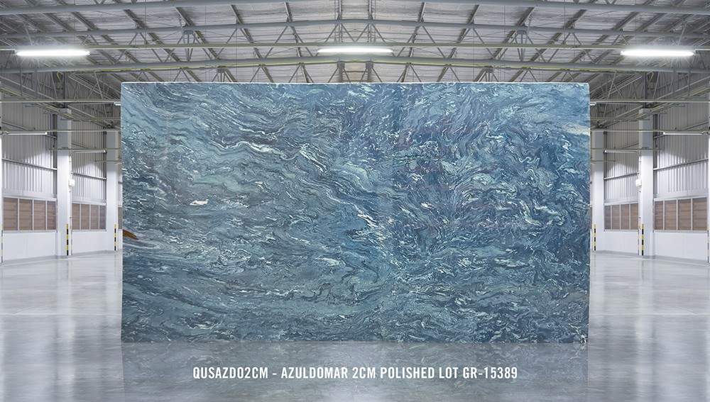 Azul Do Mar Slab Azul Do Mar Polished 2cm Slabs | Natural Stone | GENROSE