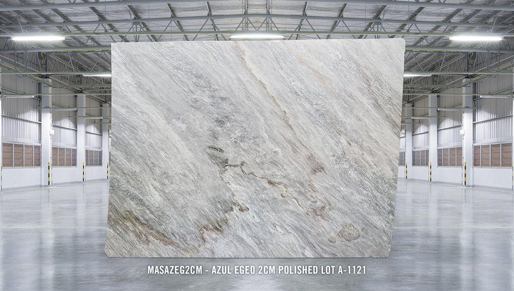 Azul Egeo Slab Azul Egeo Polished 2cm Slabs | Natural Stone | GENROSE