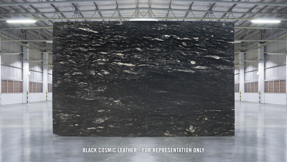 Black Cosmic Slab Black Cosmic Leather 3cm Slabs | Natural Stone | GENROSE