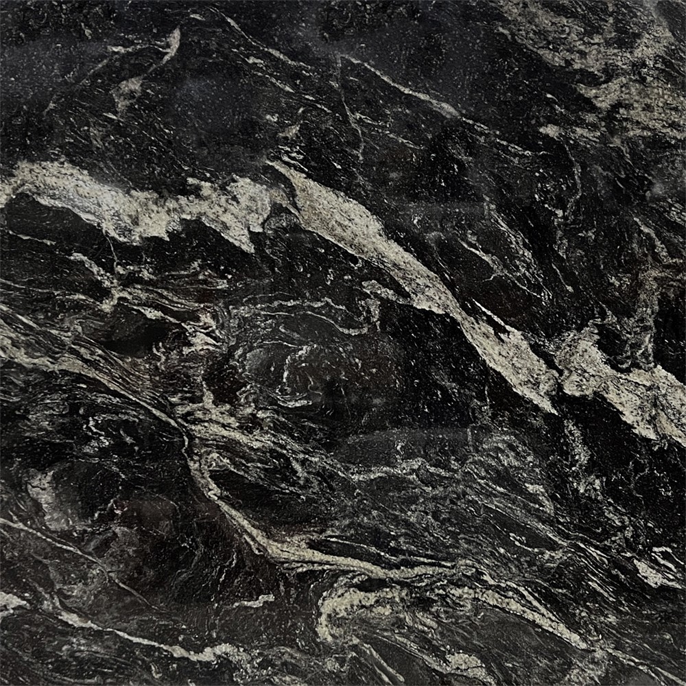 Black Waves Wild Granite Slabs | GENROSE Stone and Tile