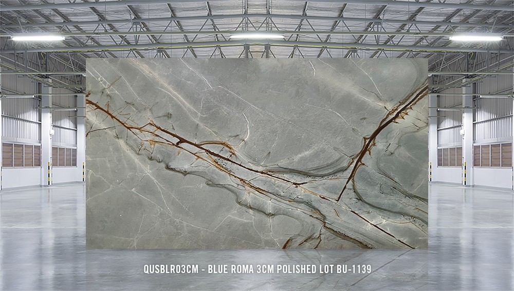 Blue Roma Polished 3cm Slabs | Natural Stone Slab | GENROSE