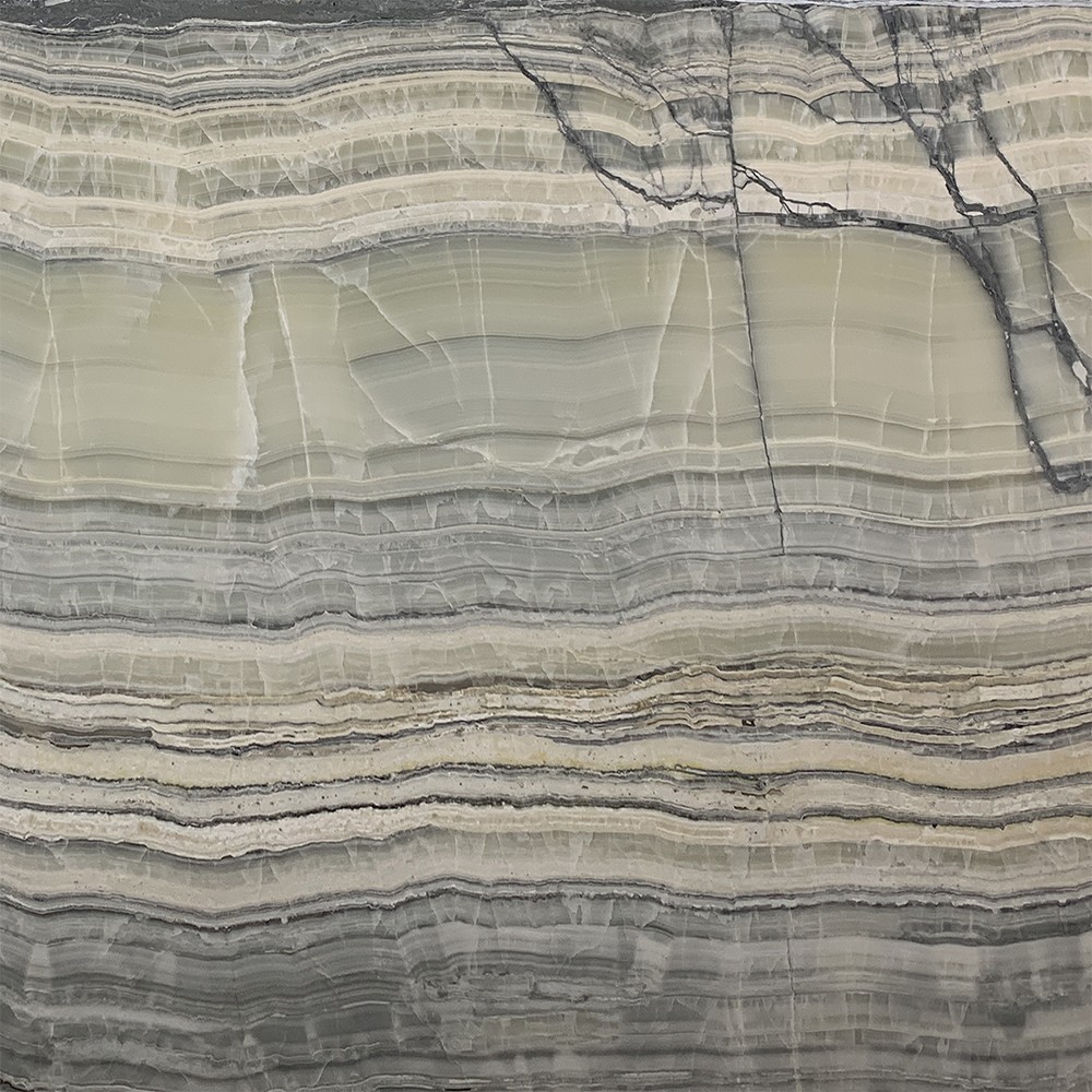 Blue Velluto Onyx Slab | Genrose Stone & Tile