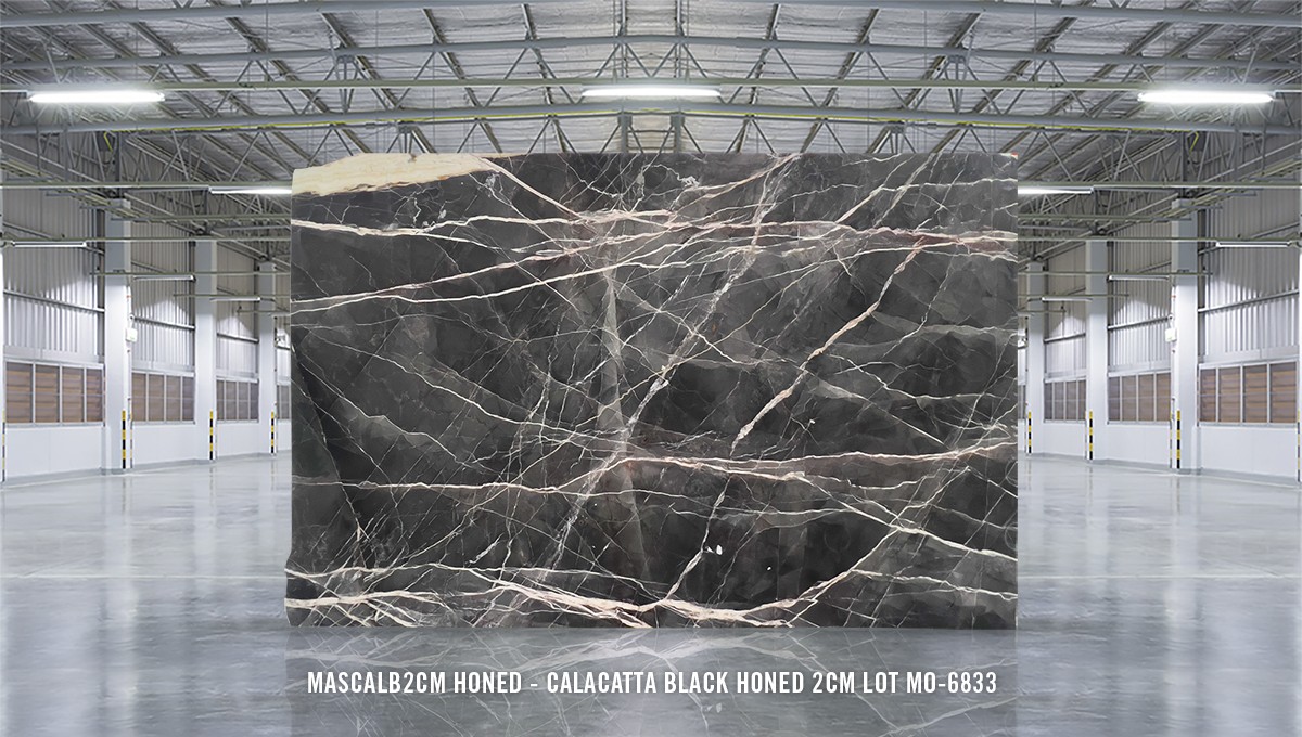 Calacatta Black Slab Calacatta Black Honed 2cm Slabs | Natural Stone ...