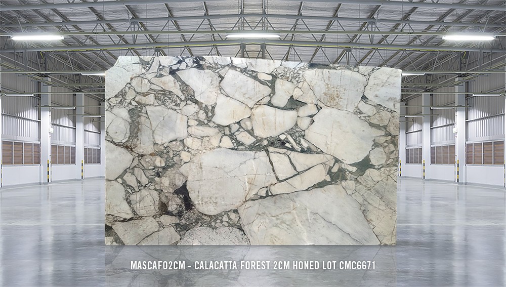 Calacatta Forest Select Slab & Honed 2cm - New Slab Arrivals