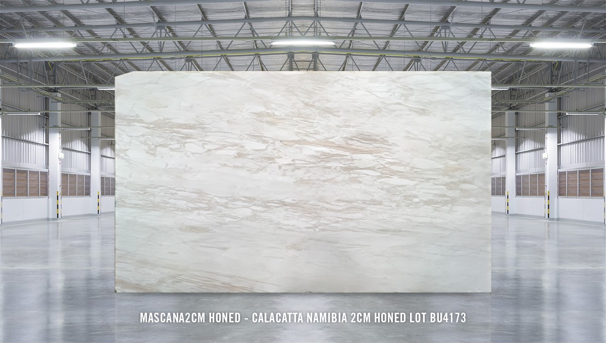 Calacatta Namibia Honed 2cm Slabs | Natural Stone | GENROSE