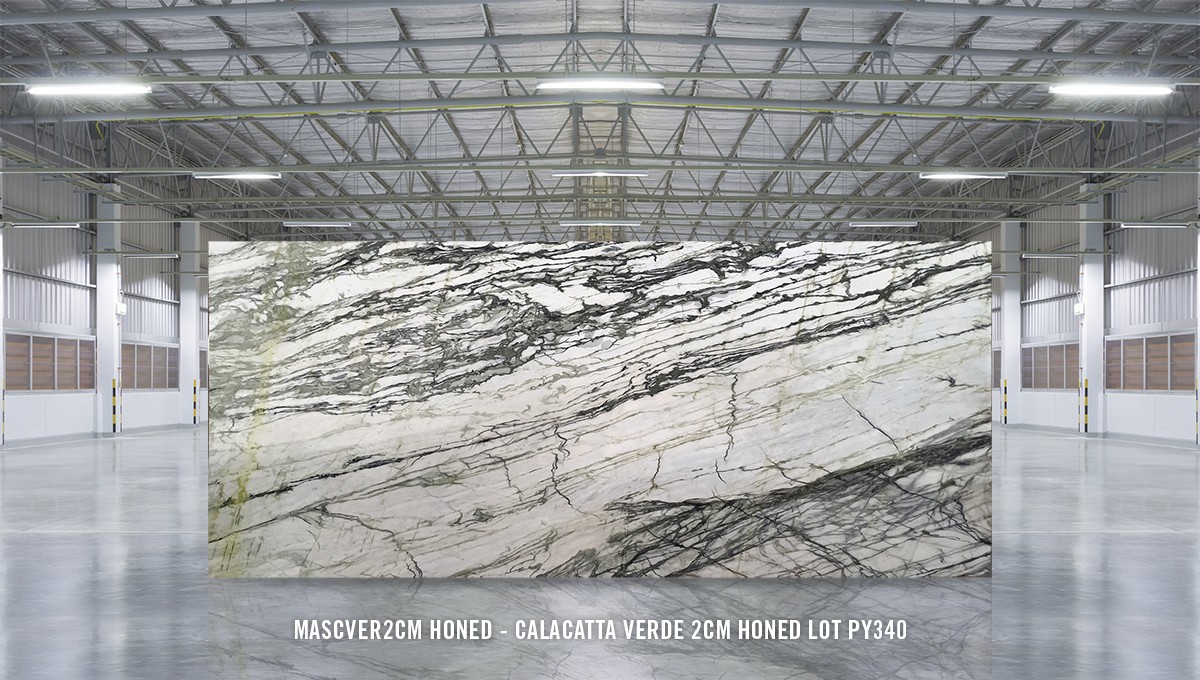 Calacatta Verde Slab Calacatta Verde 2cm Honed Slabs | Natural Stone ...