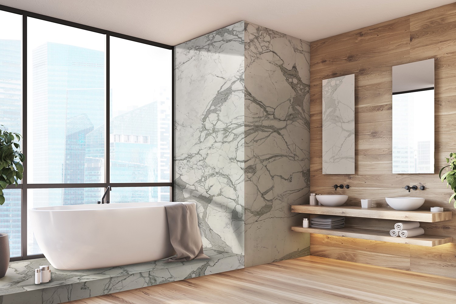 Calacatta Gold Calacatta Gold Select Honed 3cm Natural Stone Tile | GENROSE
