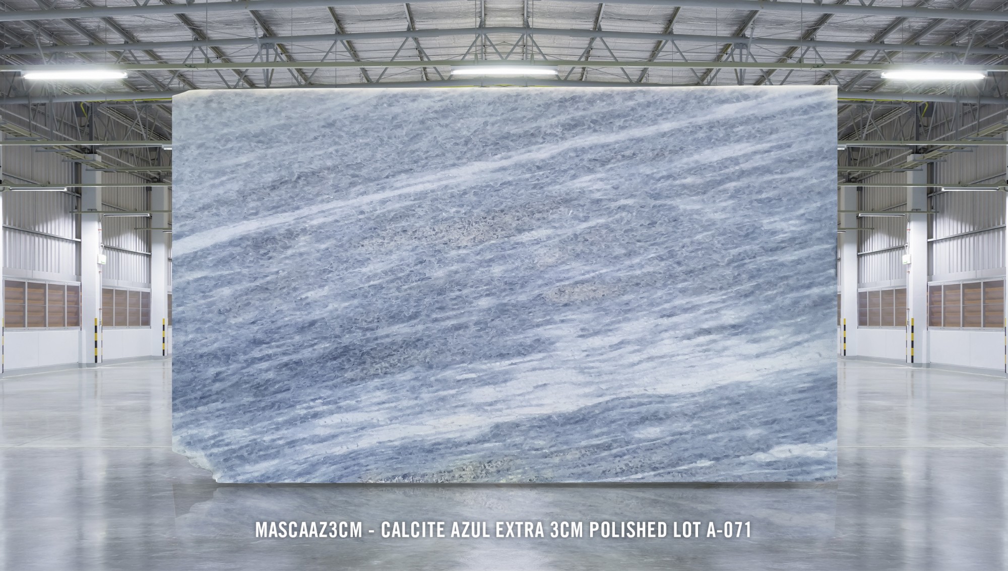 Calcite Azul Extra Slab Calcite Azul Extra Polished 3cm Slabs | Natural ...