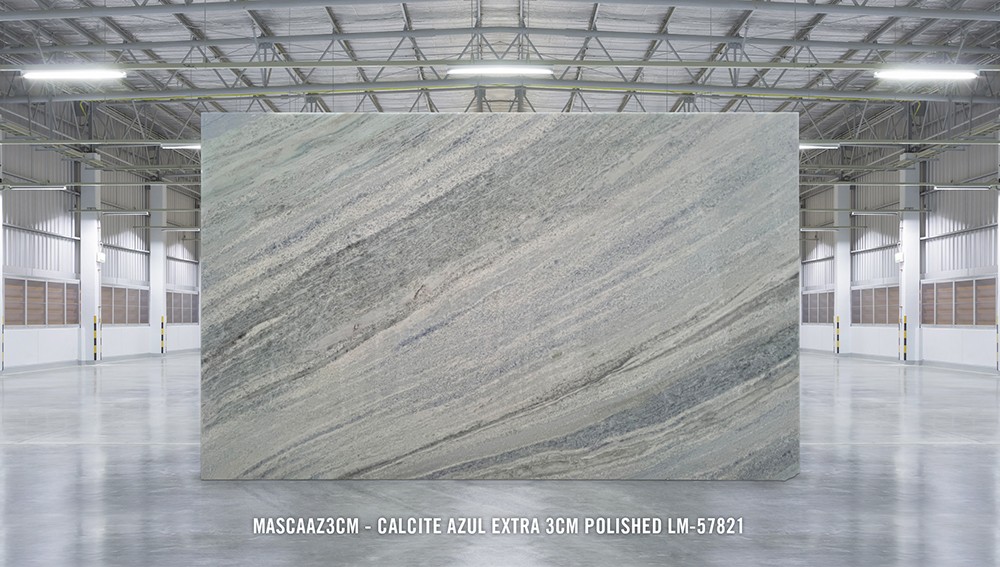 Calcite Azul Extra Slab Calcite Azul Extra Polished 3cm Slabs | Natural ...