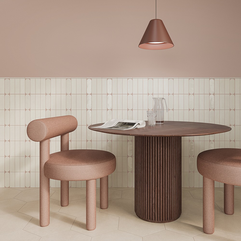 Calema White Matte 2"x6.3" Ceramic Tile | GENROSE