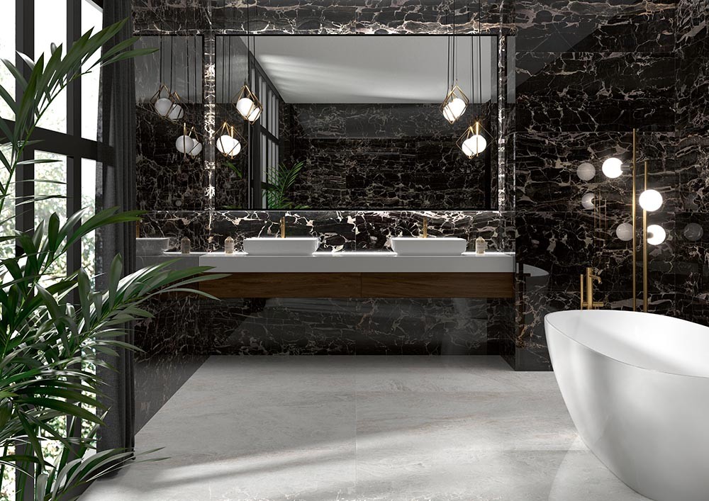 Castillo White Polished 48"x48 Porcelain Tile | GENROSE