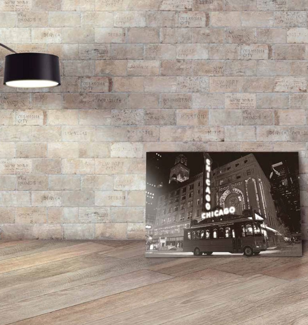 Chicago Brick South Side Natural 4"x8" City Mix Porcelain Tile | GENROSE