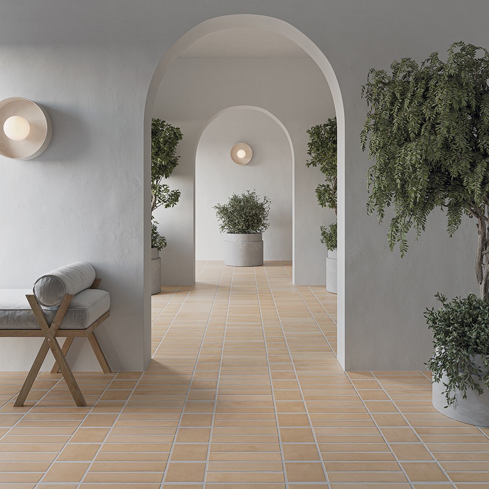 Clay Natural Matte 5.5"x5.5" Porcelain Tile | GENROSE