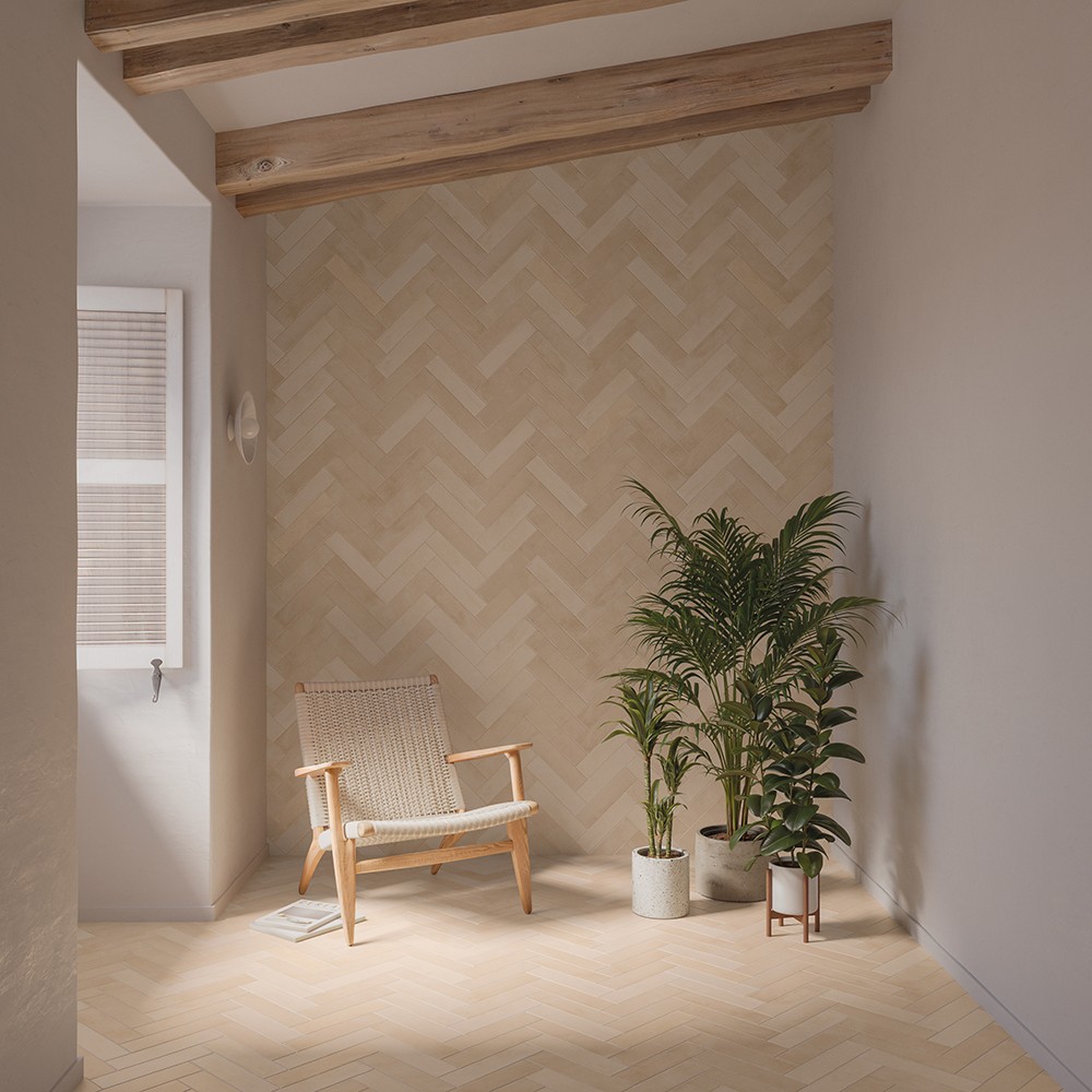 Clay Natural Matte 5.5"x5.5" Porcelain Tile | GENROSE