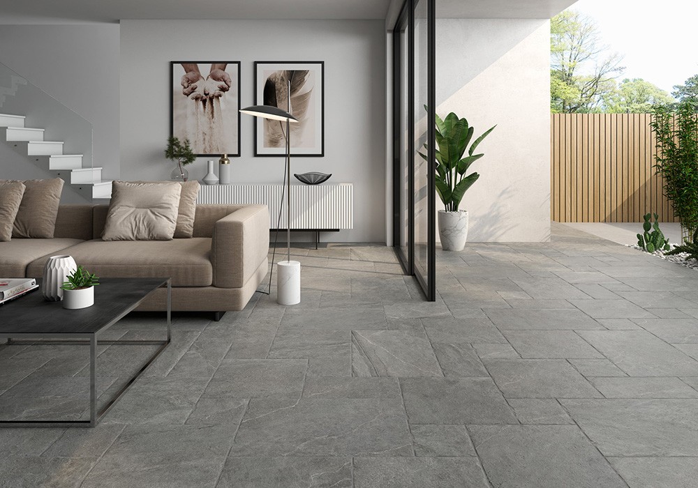 Concord Grey Matt Modular Mosaic Grey Porcelain Tile | GENROSE