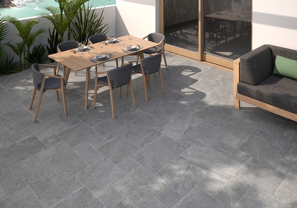 Concord Grey Matt Modular Mosaic Grey Porcelain Tile | GENROSE