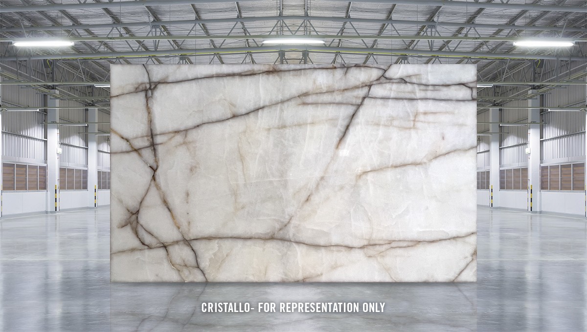 Cristallo Quartzite Slab Cristallo 3cm Polished Slabs | Natural Stone | GENROSE