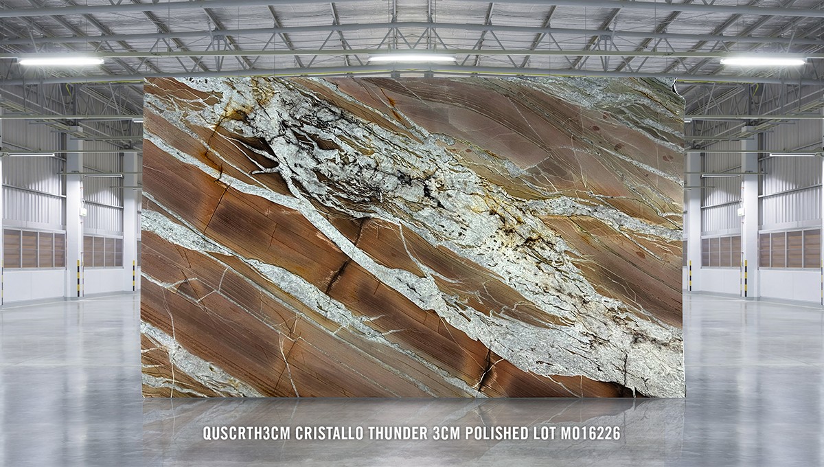 Cristallo Thunder Slab Cristallo Thunder 3cm Polished Slabs | Natural Stone | GENROSE