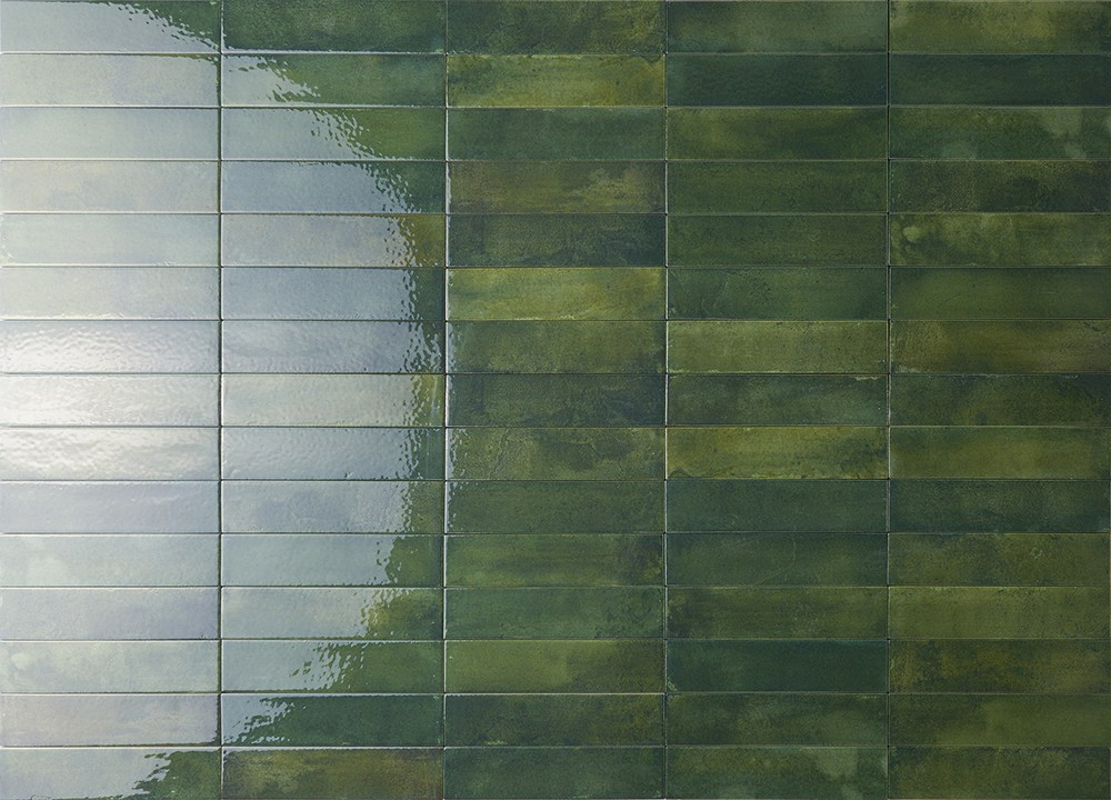 Cyprus Green Polished 2.5"x10 Porcelain Tile | GENROSE