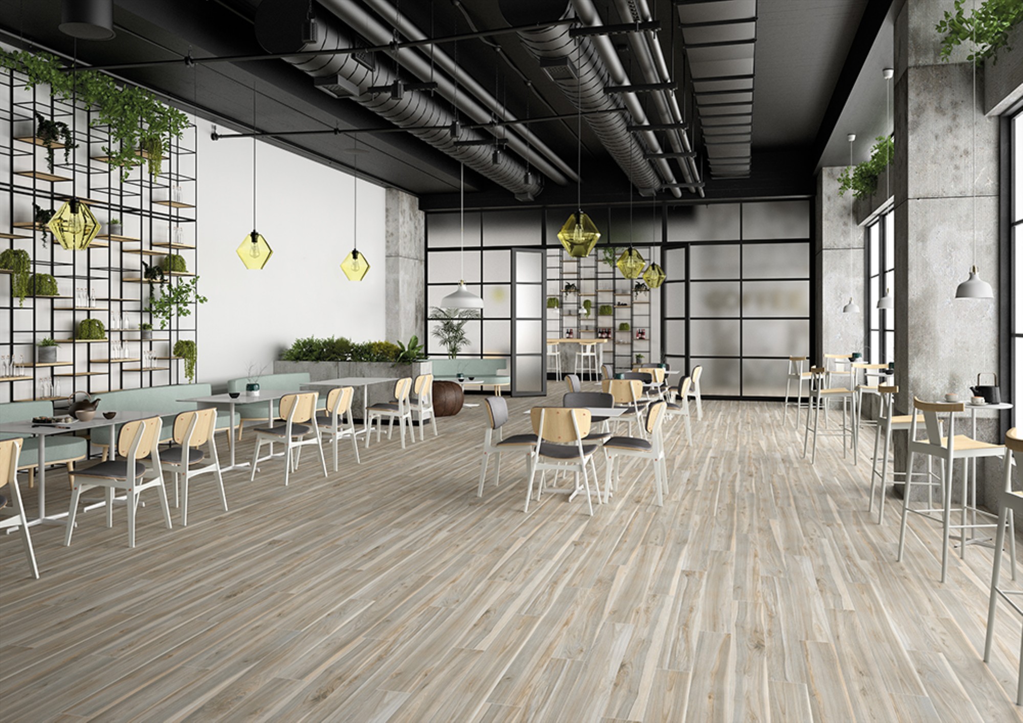 Dahlia Grey Matte 9"X47 Porcelain Tile | GENROSE