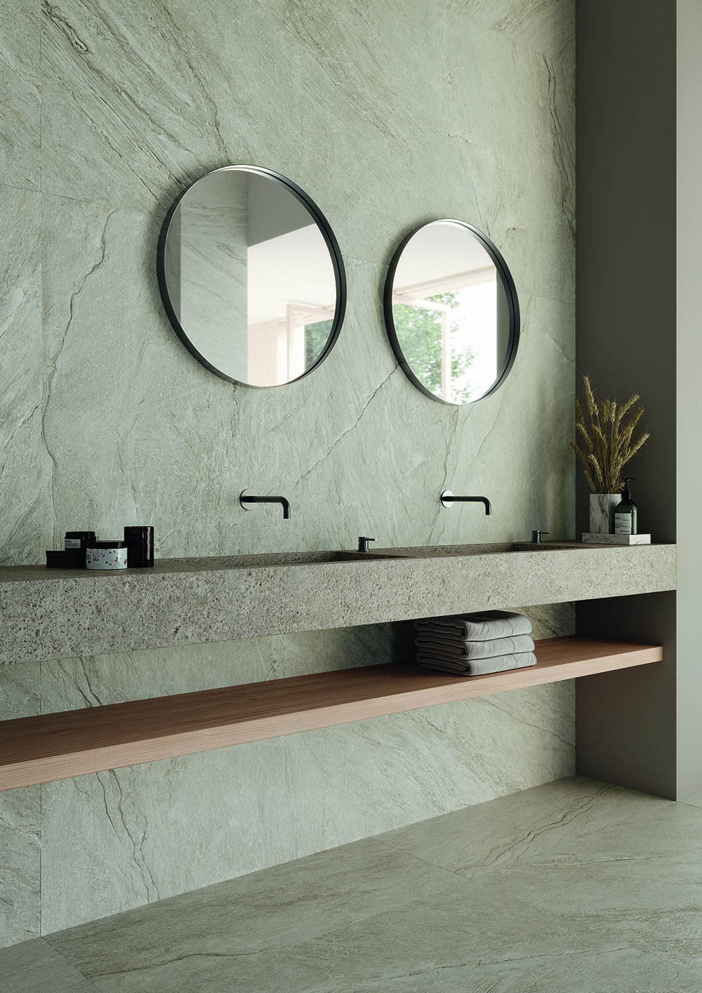 Dakota Beige Natural 12"x24" Porcelain Tile | GENROSE