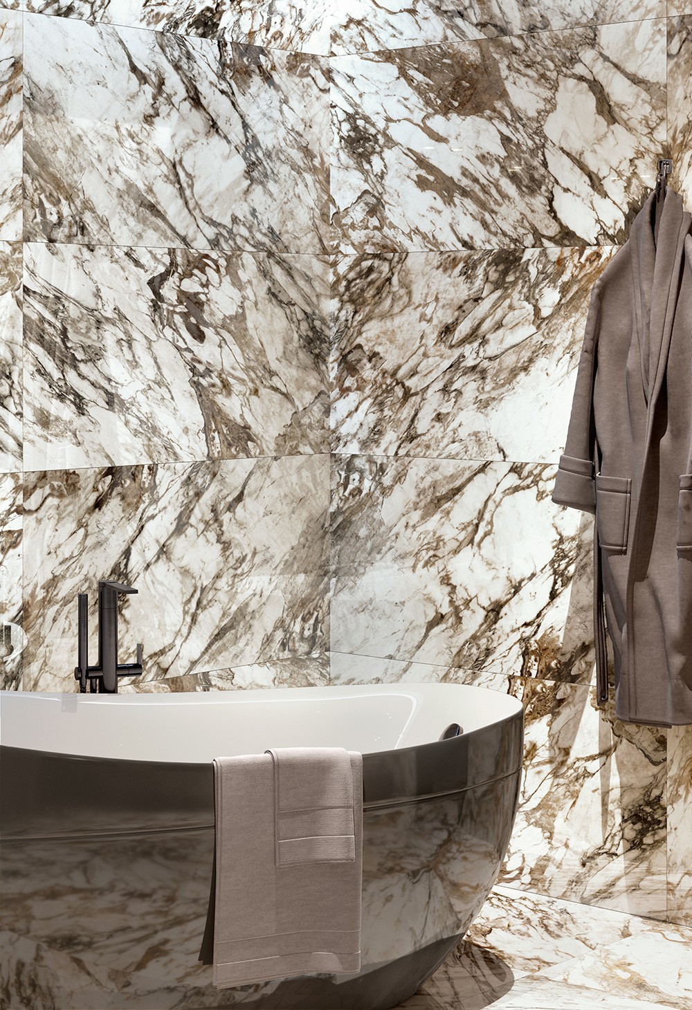 Elara Fantasy Polished 24"X24 Porcelain Tile | GENROSE