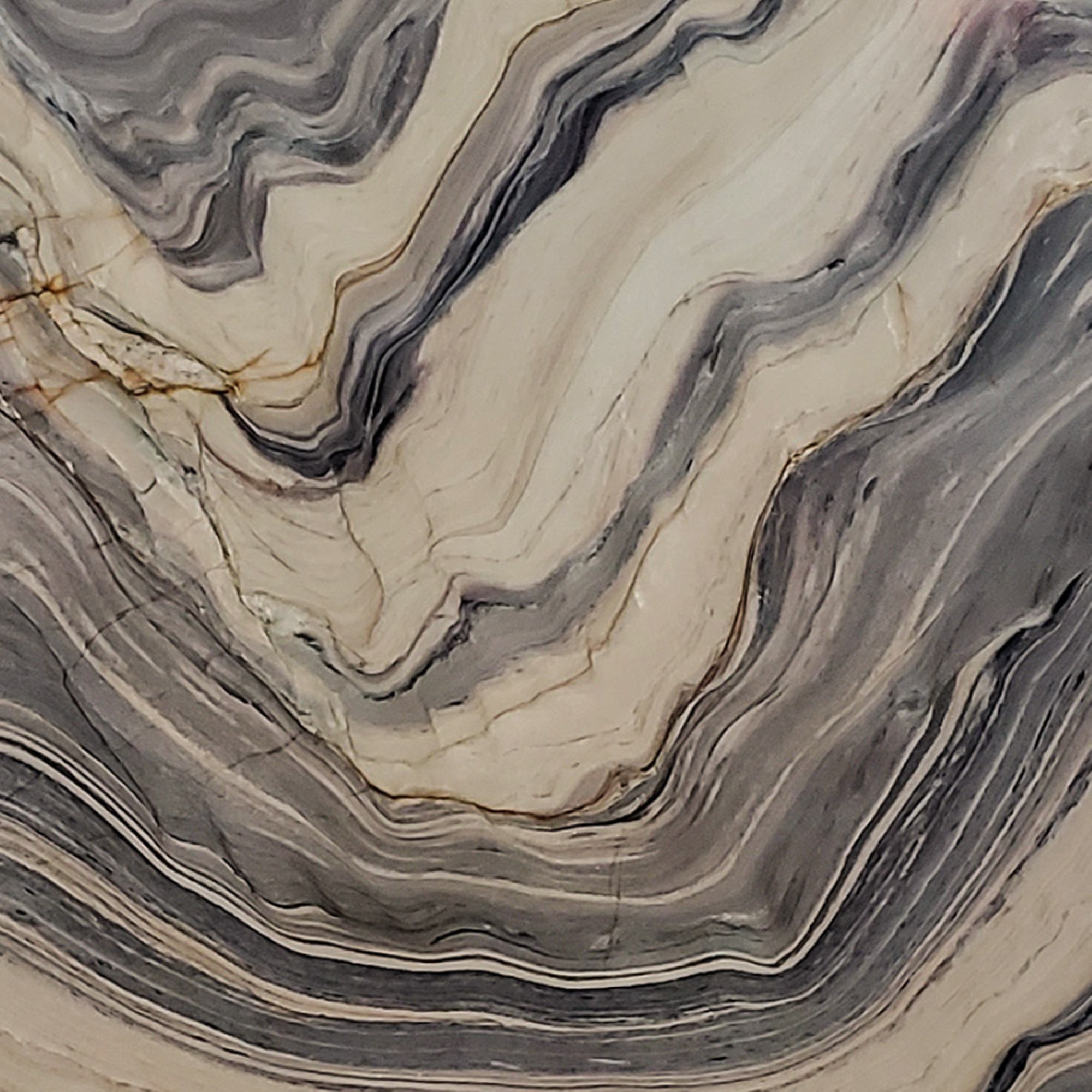 Explosion Blue Strong Quartzite Slabs | GENROSE Stone + Tile