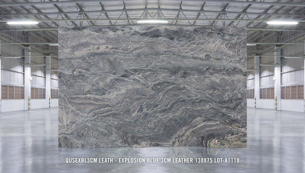 Explosion Blue Slab Explosion Blue Leather 3cm Slabs | Natural Stone ...