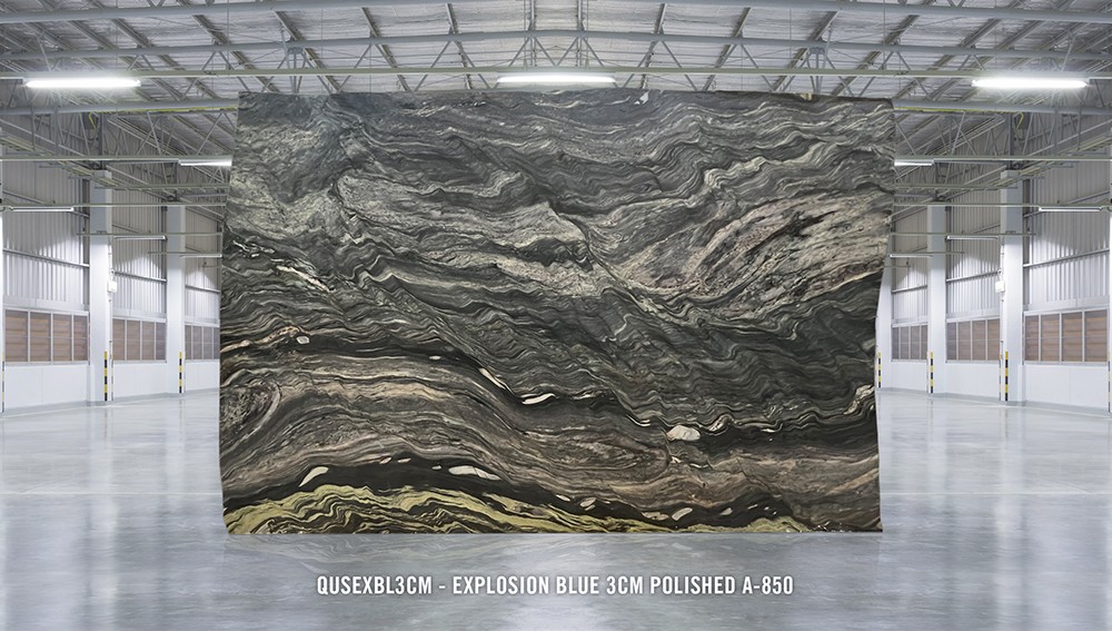 Explosion Blue Slab Explosion Blue Polished 3cm Slabs | Natural Stone ...