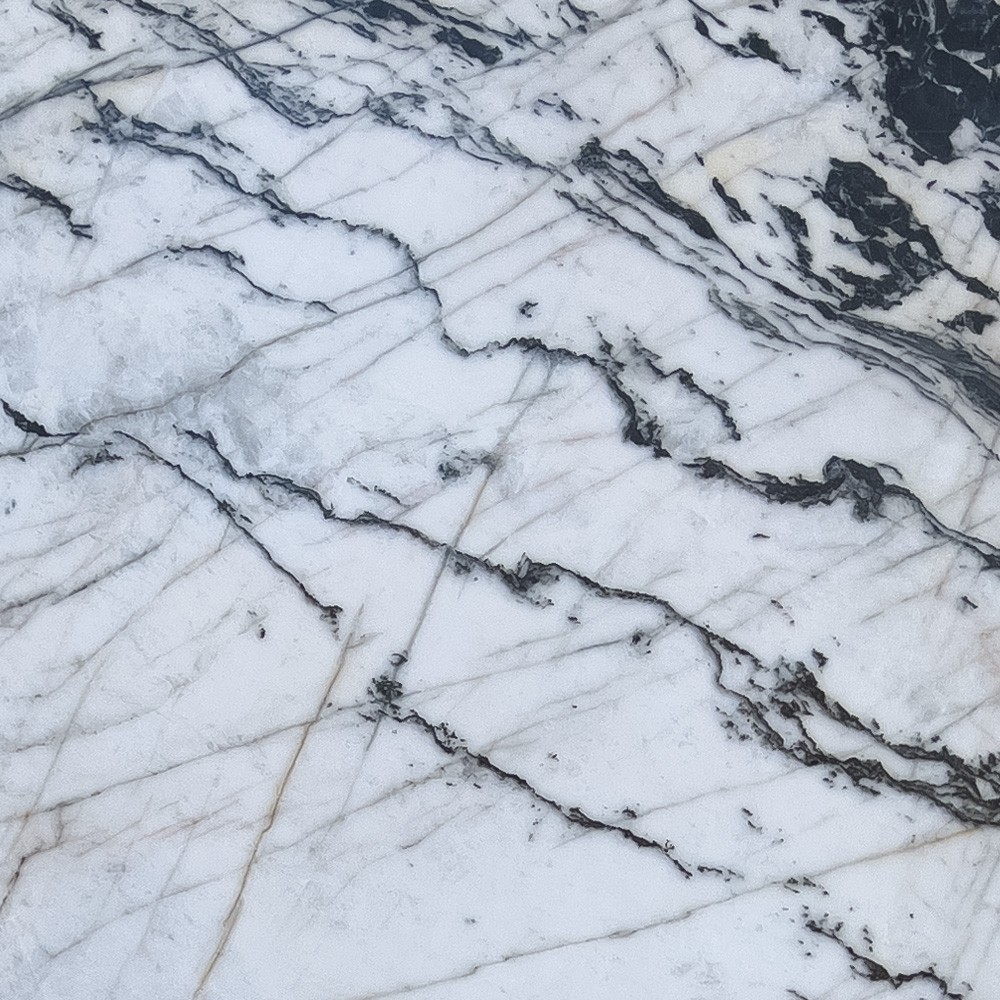 Explosion Crystal Quartzite Slab - White veined stone