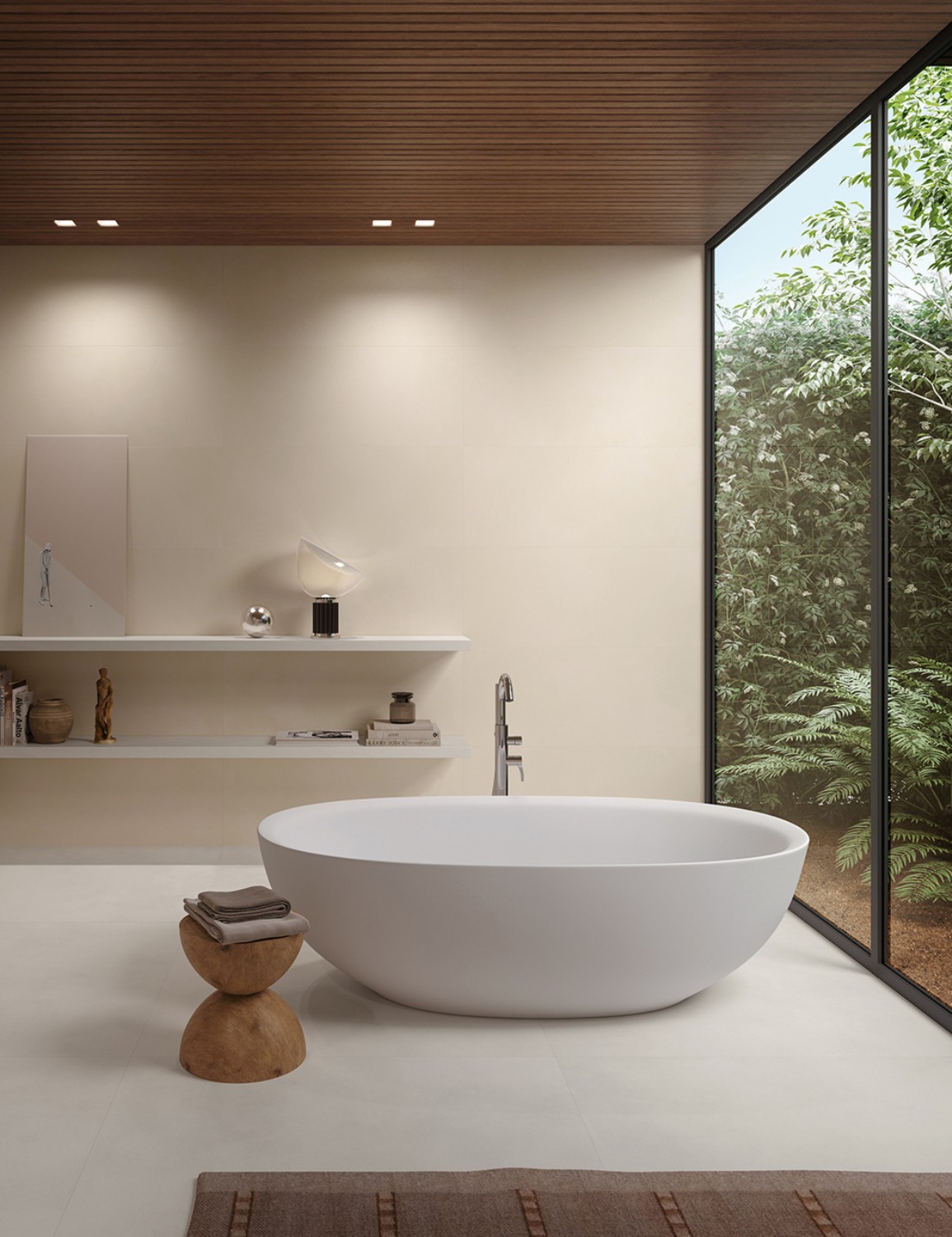 Expressions Linen Matte 20"x48 Ceramic Tile | GENROSE