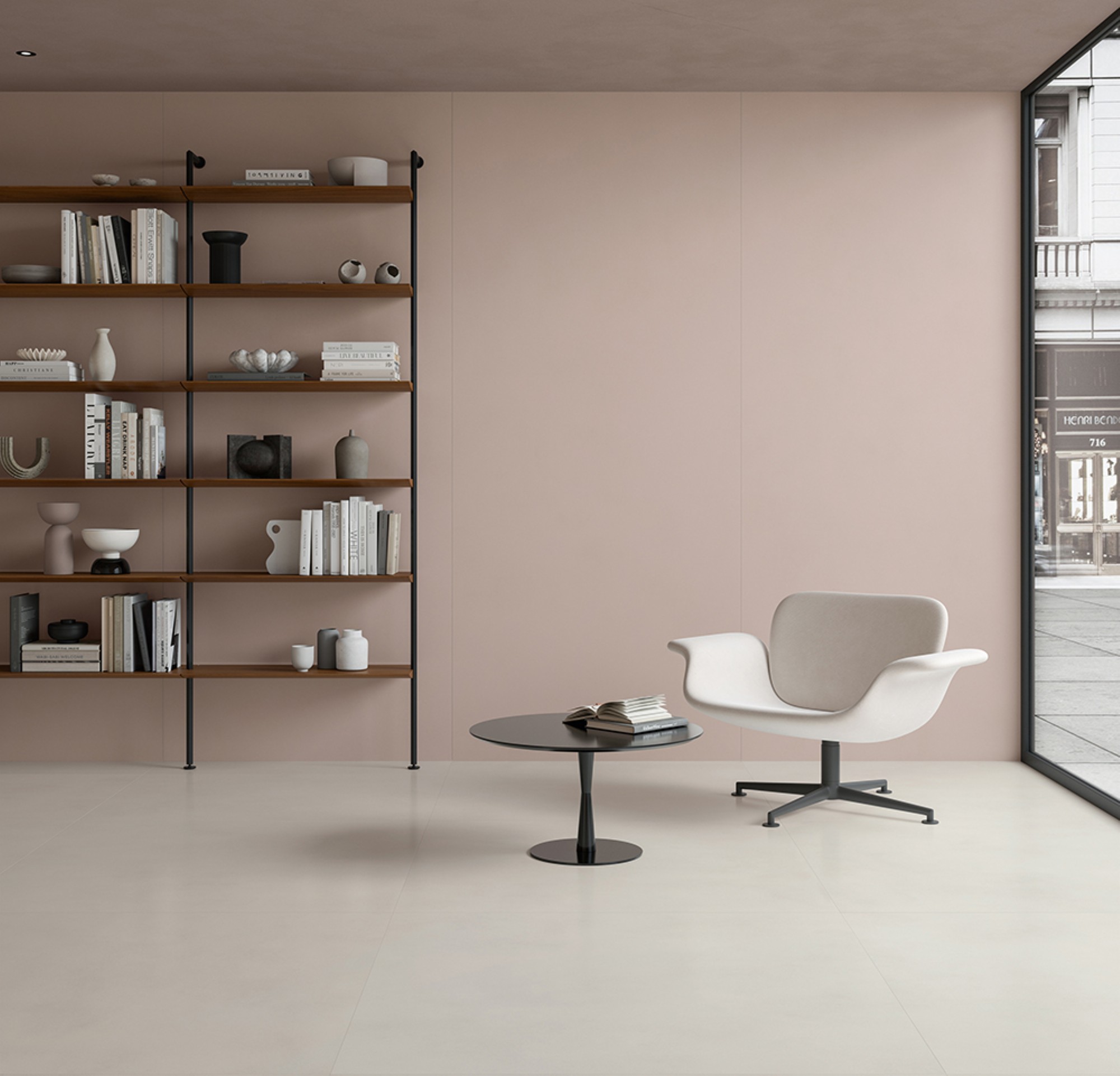 Expressions Mauve Matte 20"x48 Ceramic Tile | GENROSE