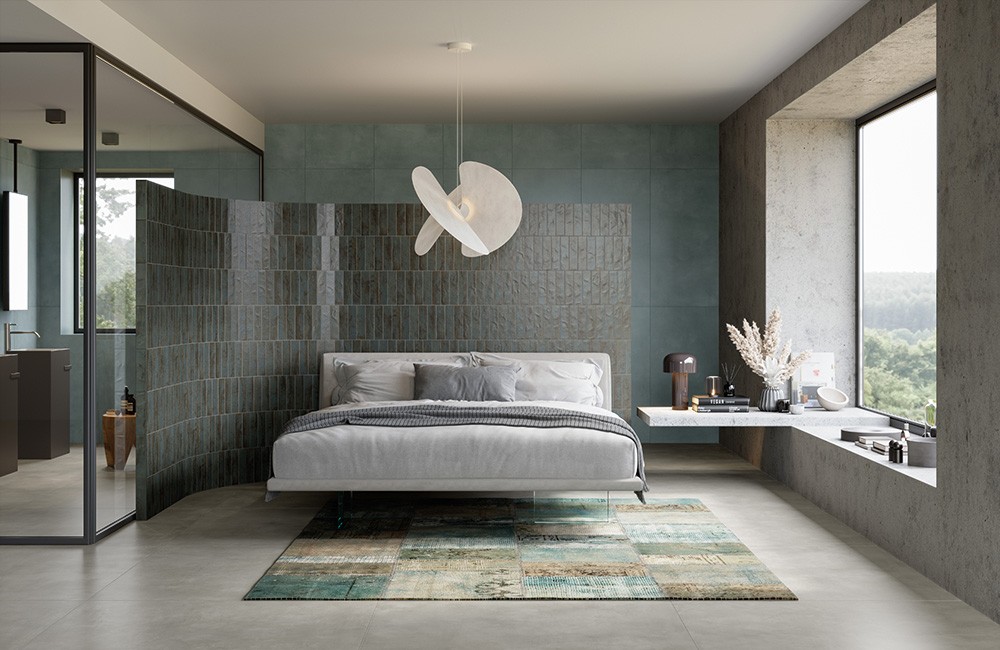 Forge Blu Iron Matte 2.5"x9.5 Porcelain Tile | Genrose Stone & Tile