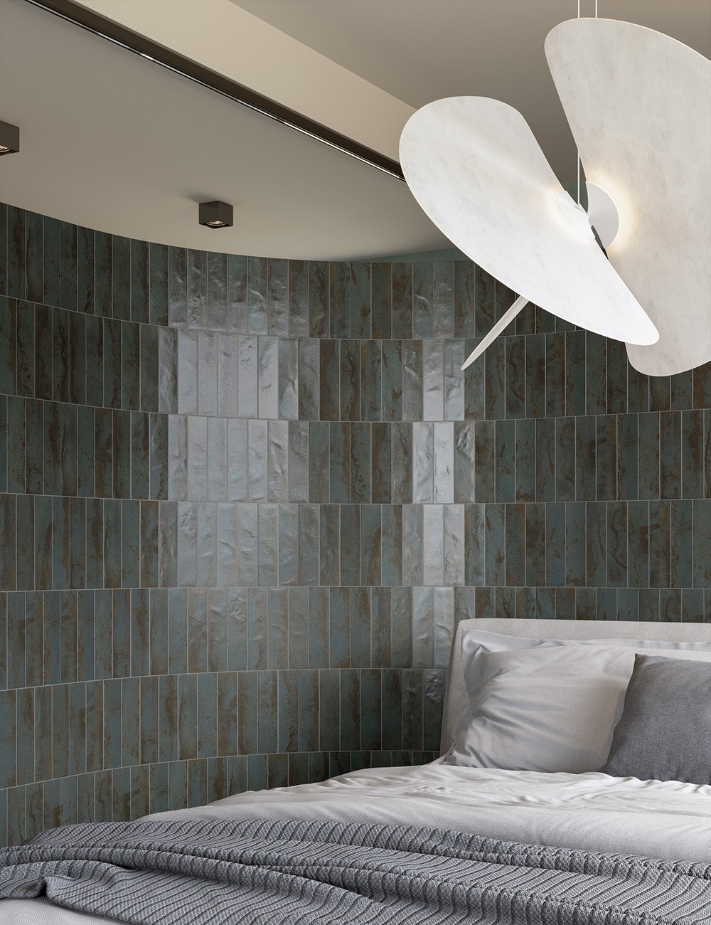 Forge Blu Iron Matte 2.5"x9.5 Porcelain Tile | Genrose Stone & Tile