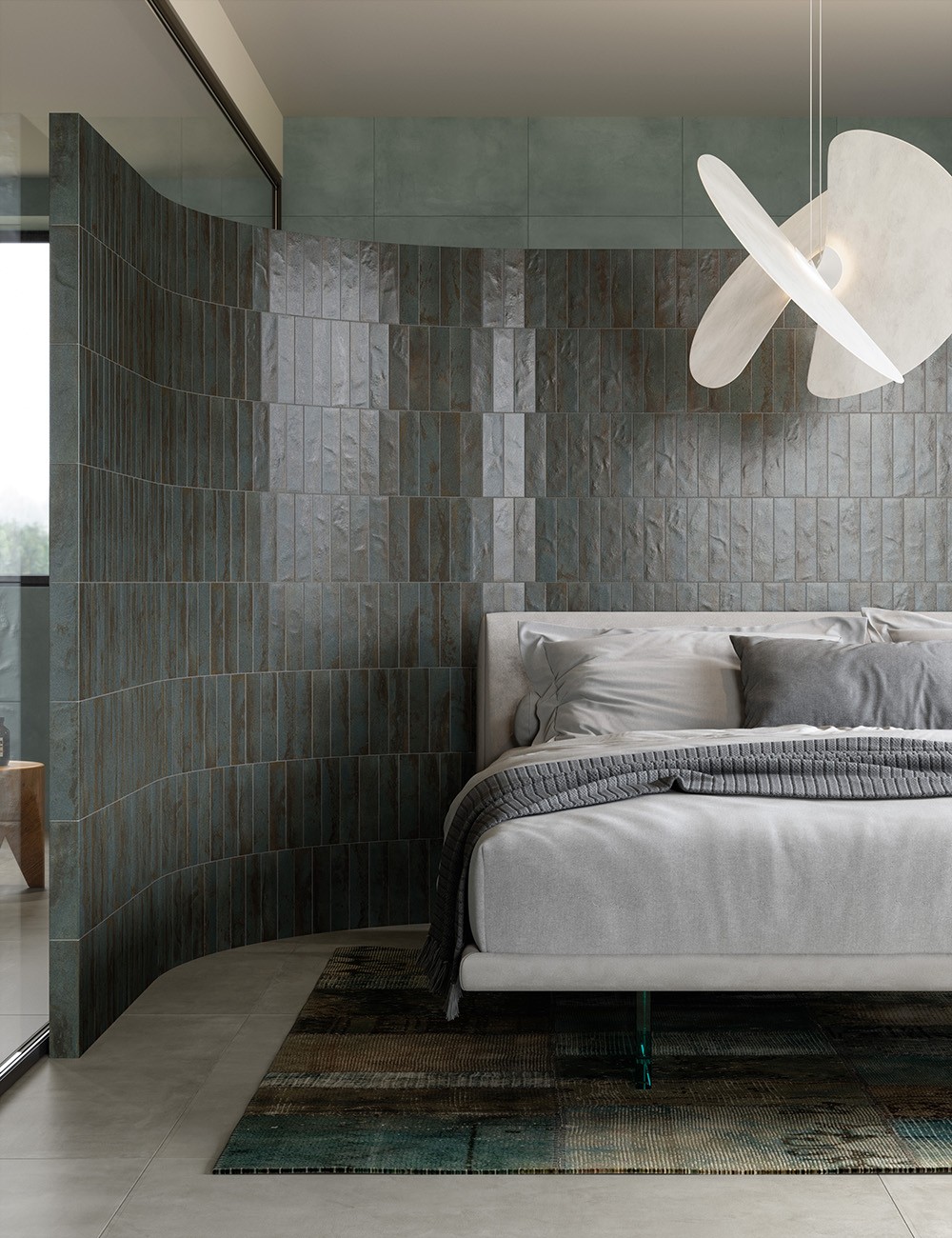 Forge Blu Iron Matte 2.5"x9.5 Porcelain Tile | Genrose Stone & Tile