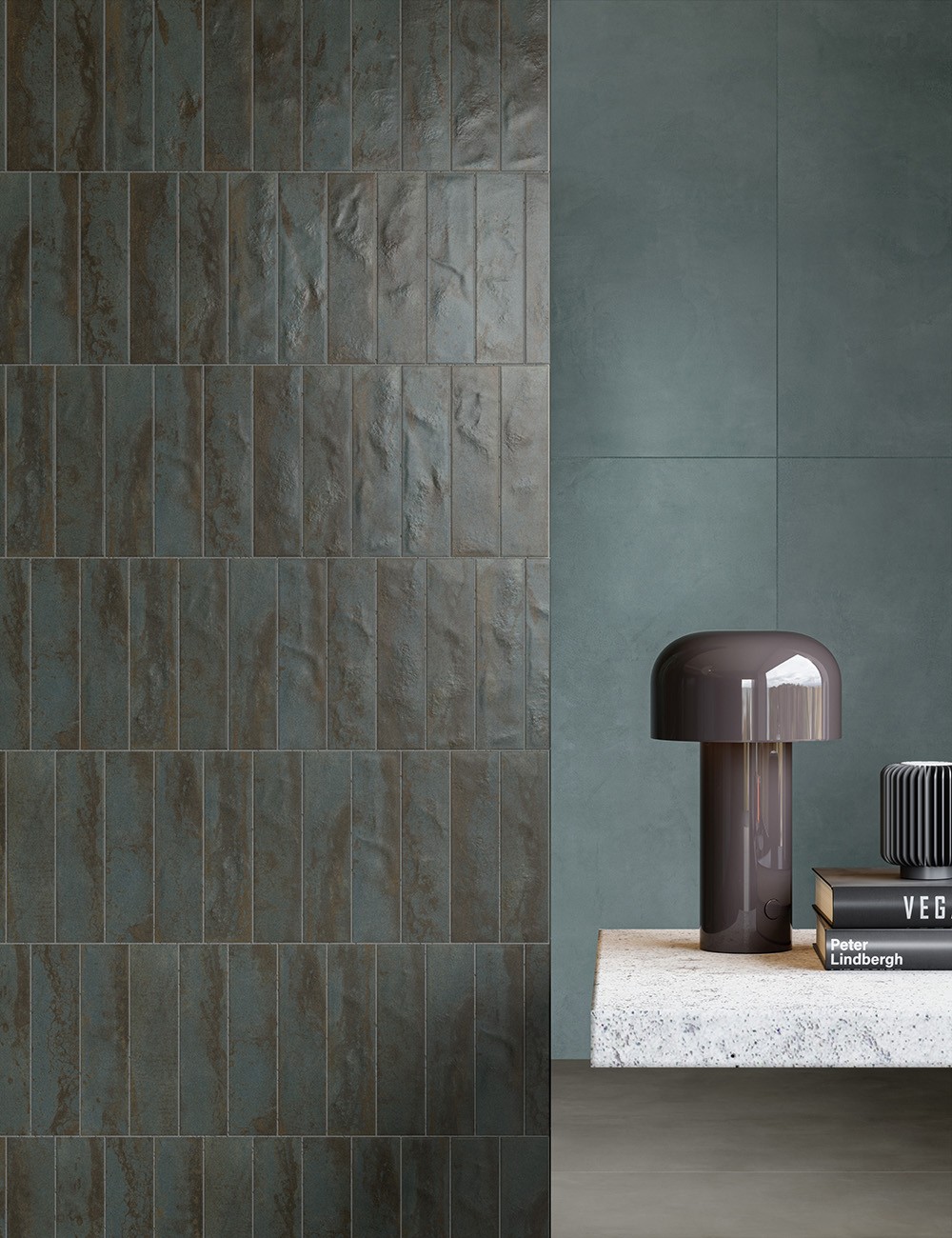 Forge Blu Iron Matte 2.5"x9.5 Porcelain Tile | Genrose Stone & Tile