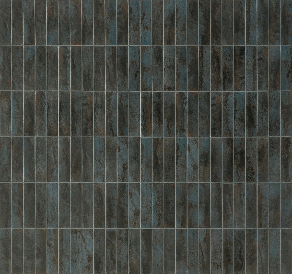 Forge Blu Iron Matte 2.5"x9.5 Porcelain Tile | Genrose Stone & Tile