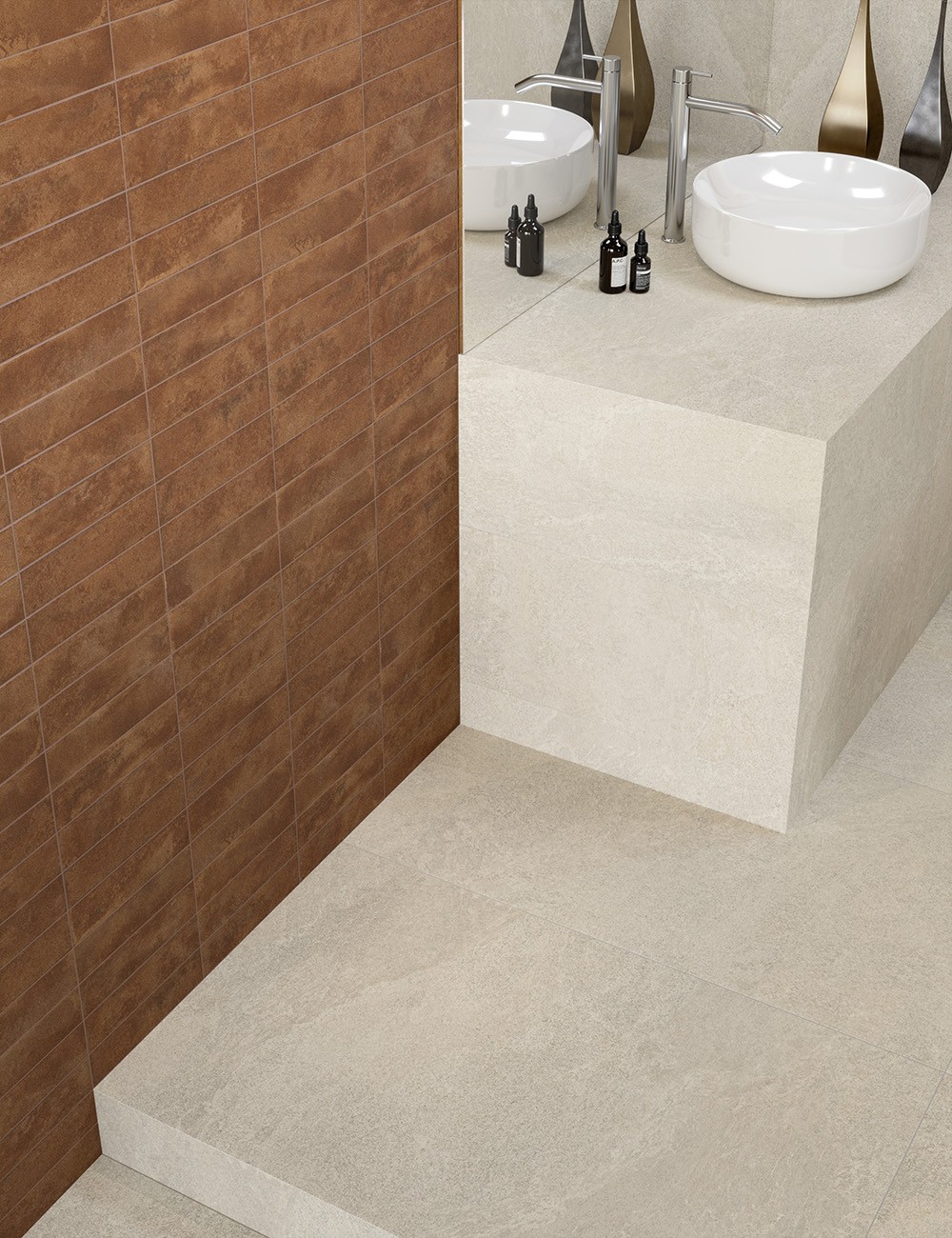 Forge Corten Bruciato Matte 2.5"x9.5 Porcelain Tile | GENROSE