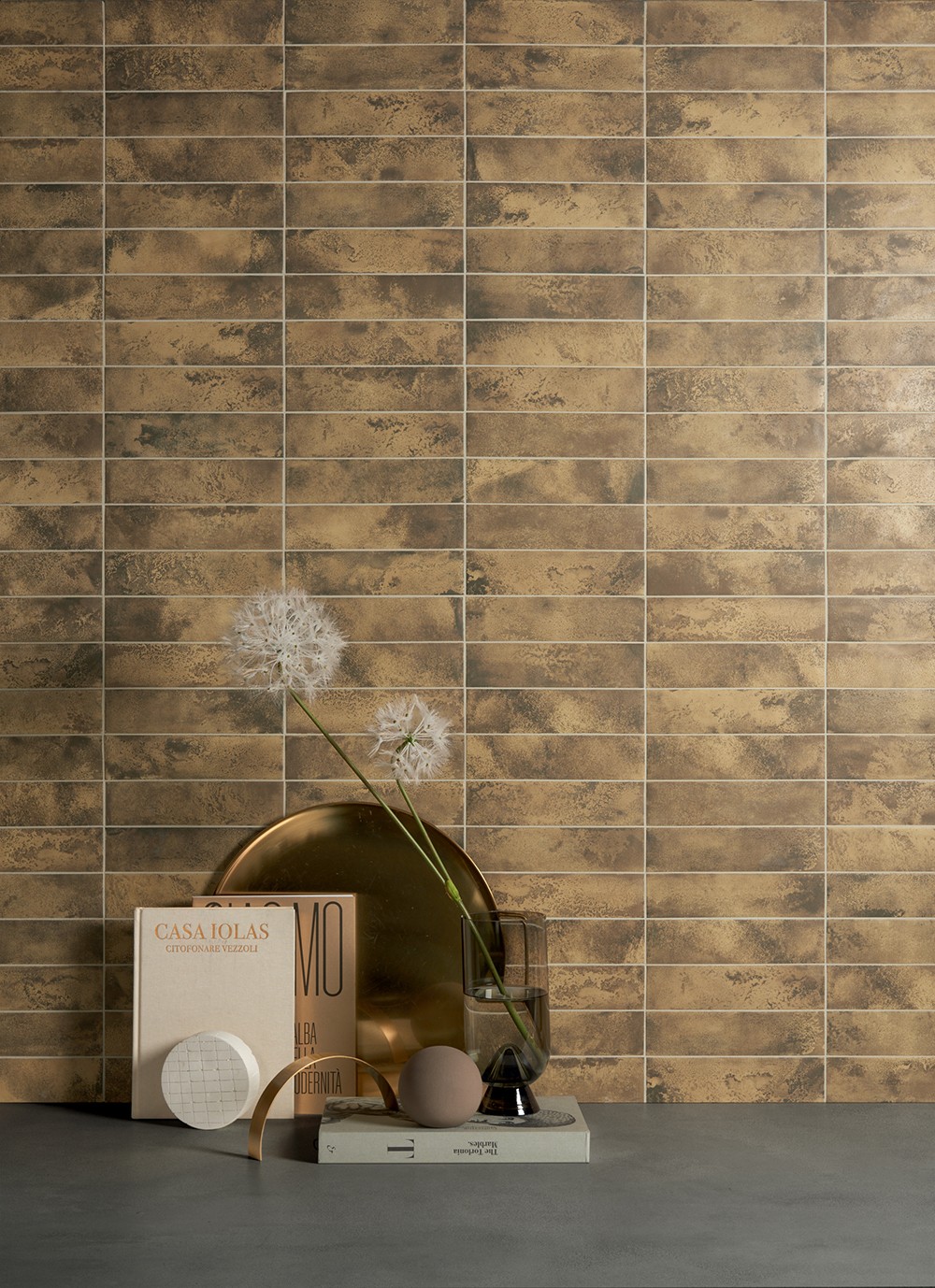 Forge Oro Brunito Matte 2.5"x9.5 Porcelain Tile | GENROSE