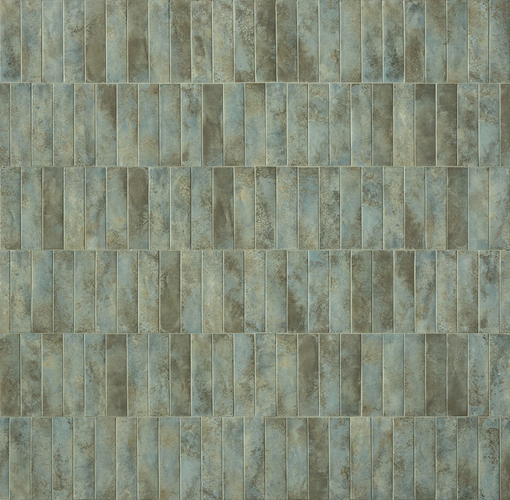 Forge Verde Rame Matte 2.5"x9.5 Porcelain Tile | GENROSE