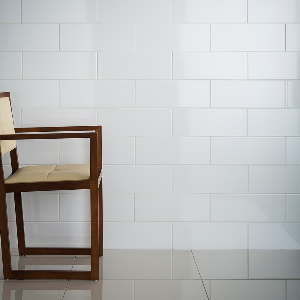 white gloss wall cladding