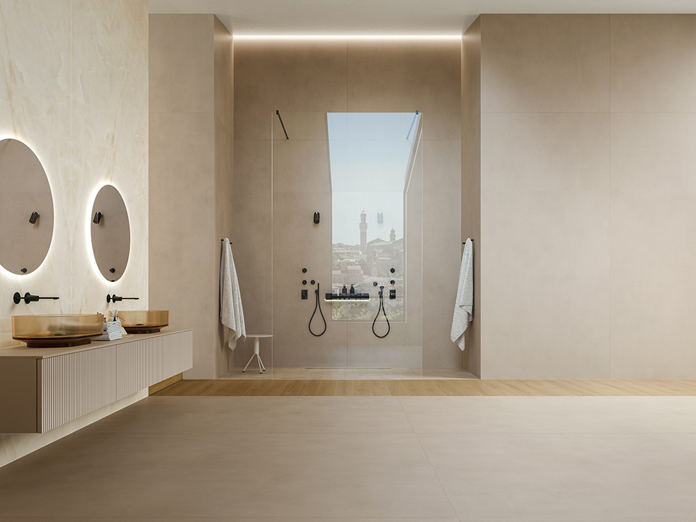 Foundation Ash Matte 63"x126" 6mm Porcelain Tile | GENROSE