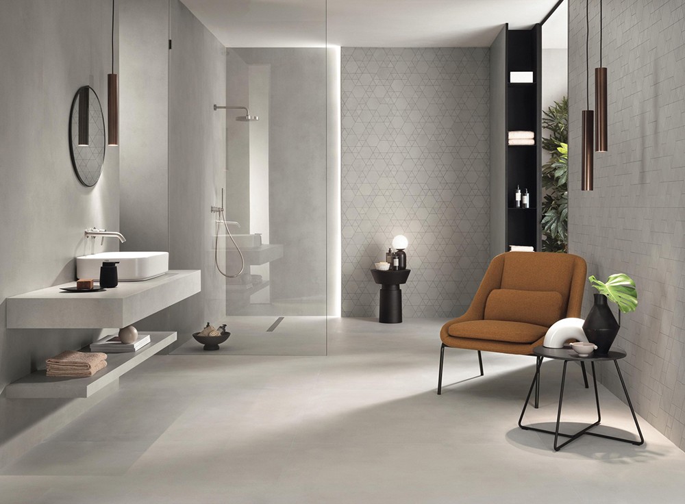 Foundation Pearl Matte Lock Mosaic Porcelain Tile | GENROSE