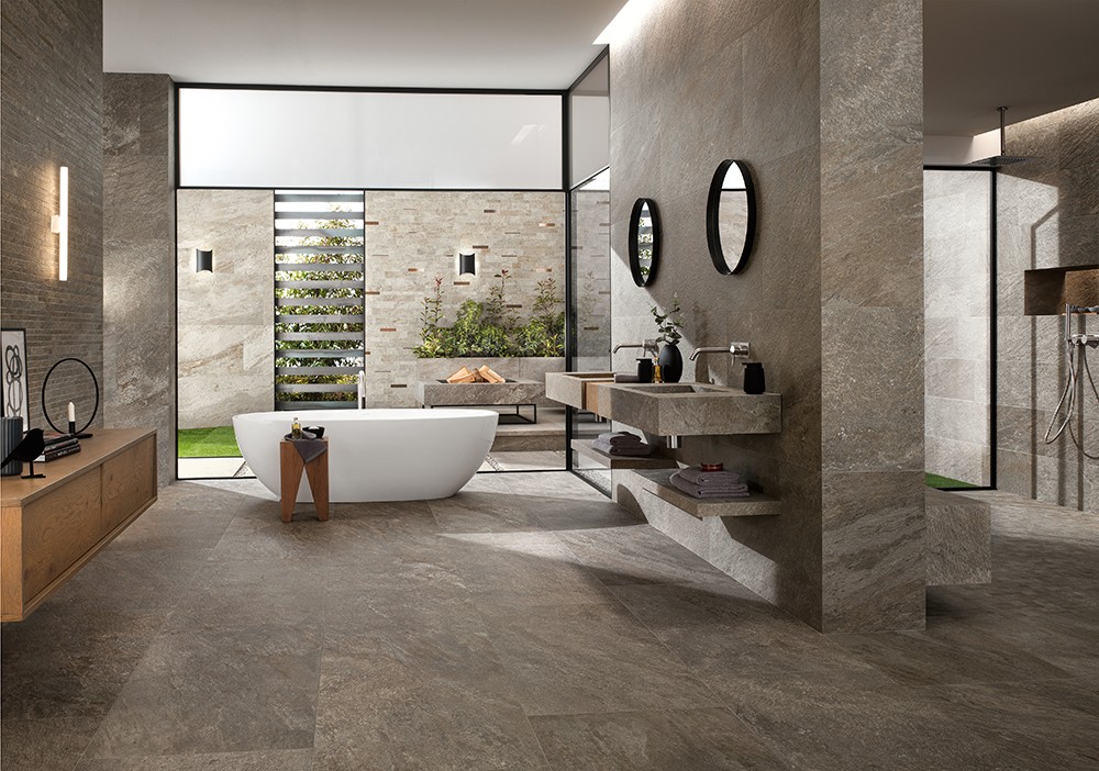 Glacier Platino Matte 12"x24 Porcelain Tile | GENROSE